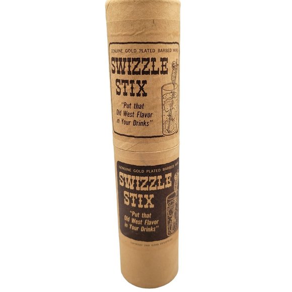 Haltom Mfg Co | Dining | 96s Swizzle Sticks Gold Plated Barbed Wire ...